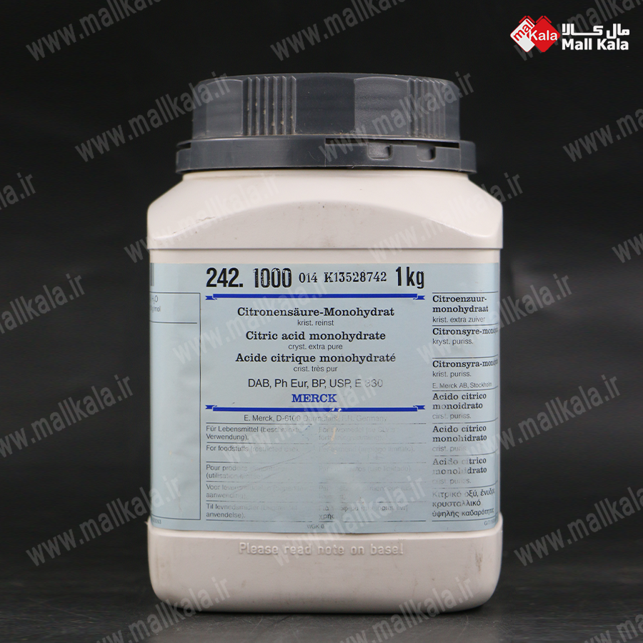سیتریک اسید 1 آبه مرک | Citric Acid Monohydrate Merck | مال کالا